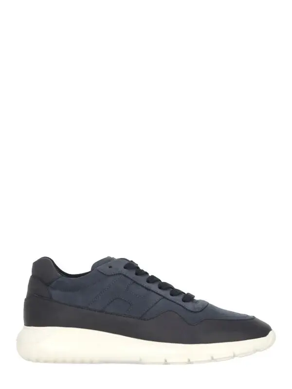 Hogan Leather Sneakers - Blue