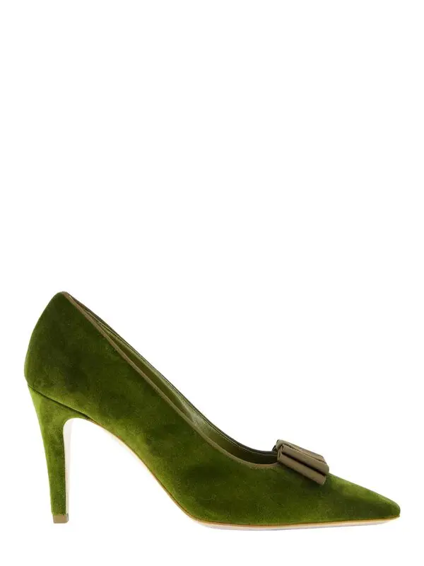 Manolo Blahnik 90mm Readorhi Pumps - Green