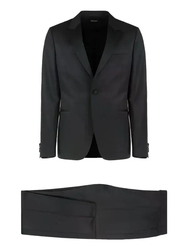 Zegna Single-breasted Suit - Black