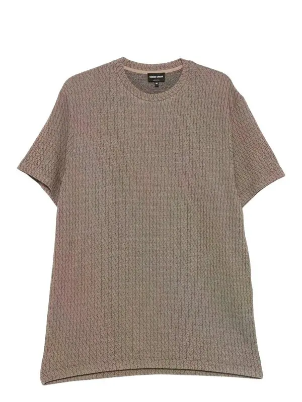 Giorgio Armani Patterned T-shirt - Brown