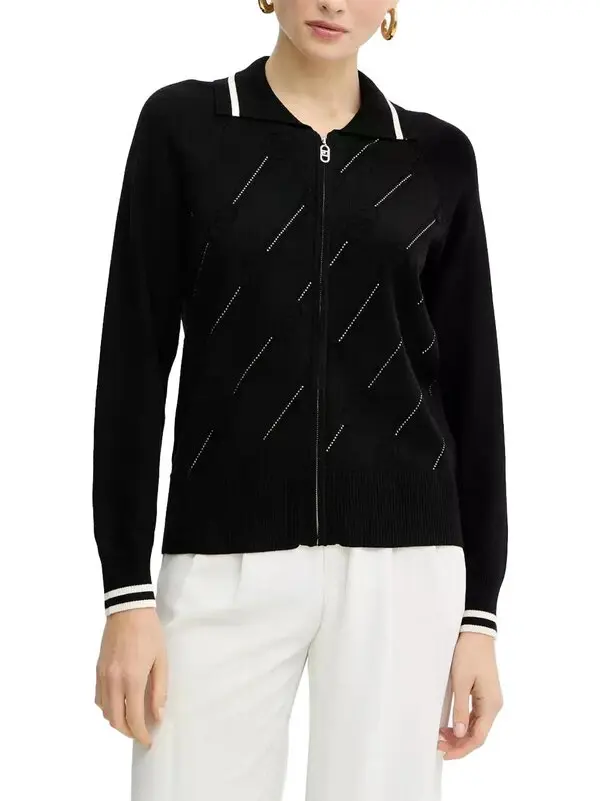 Liu Jo Zip-fastening Cardigan - Black