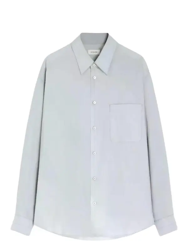 LEMAIRE Chest-pocket Long-sleeve Shirt - Grey