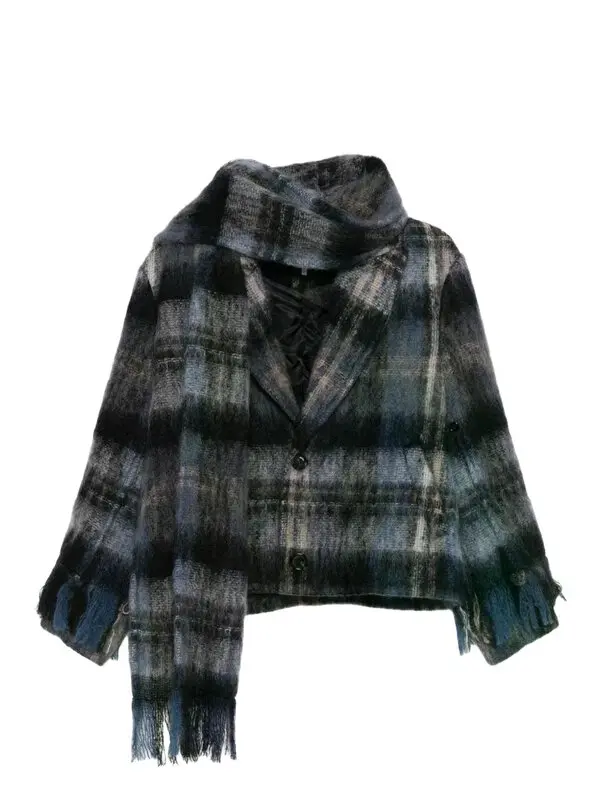 Loewe Plaid Blazer - Blue