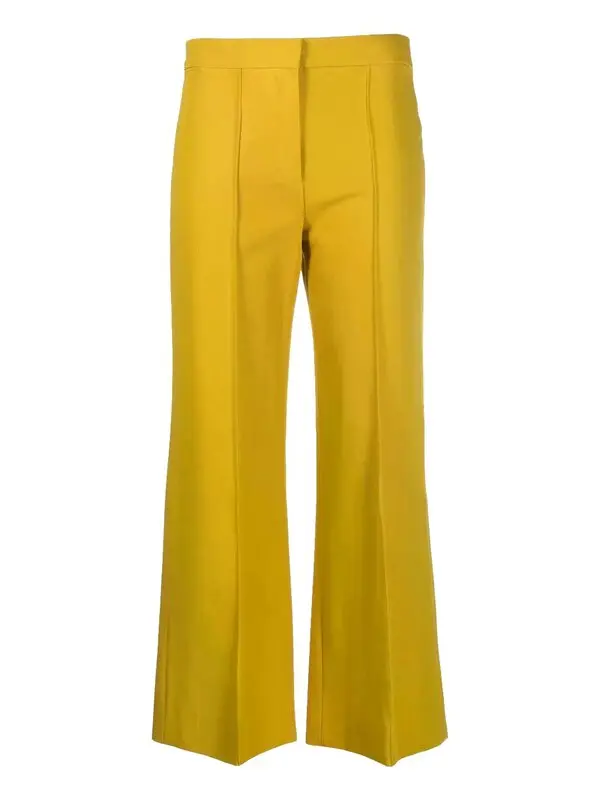 Max Mara Totem Pleated Trousers - Yellow