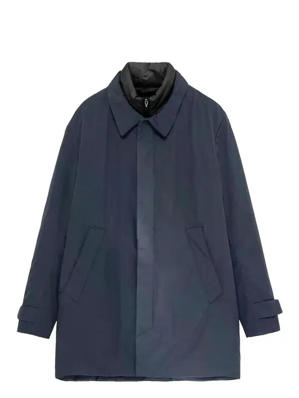 KRAKATAU Bleriot Trench Coat - Blue
