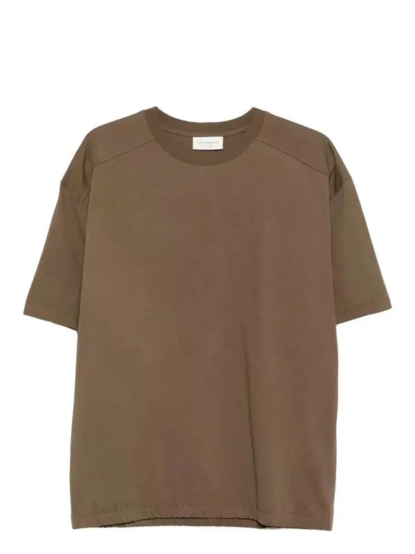 YES LONDON Crew-neck T-shirt - Brown