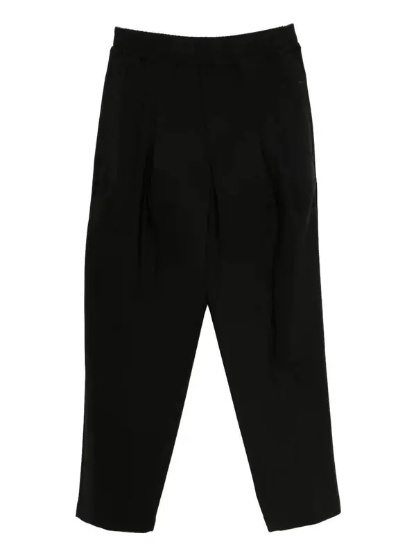 YES LONDON Elasticated-waist Trousers - Black