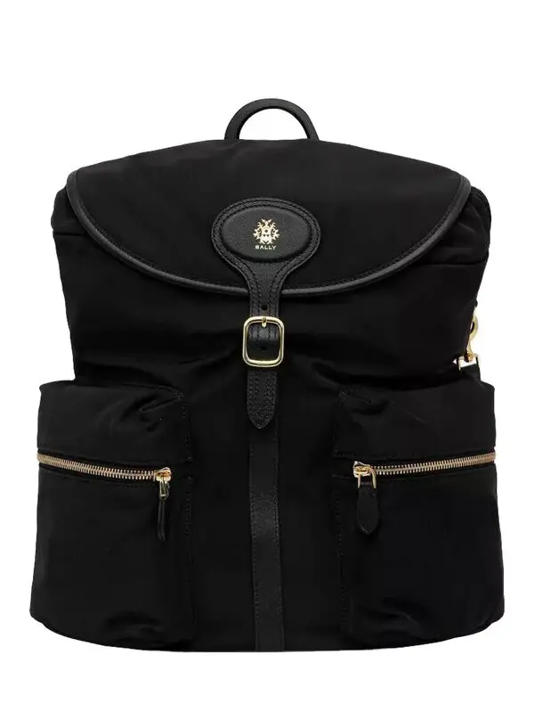 Bally Logo-detail Backpack - Black
