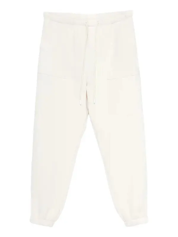 YES LONDON Drawstring-waist Track Pants - White