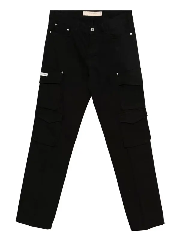 YES LONDON Cargo Pocket Jeans - Black