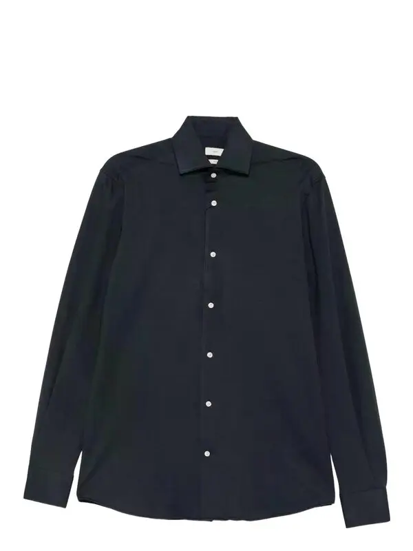 Liu Jo Long-sleeved Silk Shirt - Blue