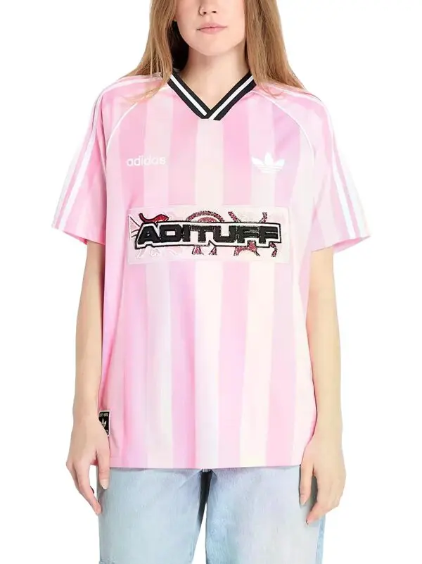 Adidas Originals Striped T-shirt - Pink