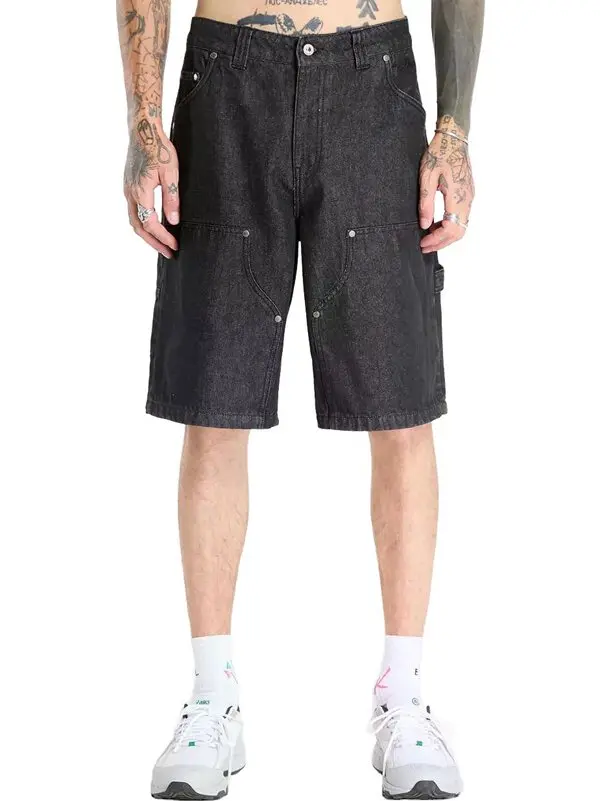 DIME Carpenter Denim Shorts - Black