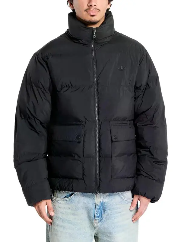 Adidas Hooded Puffer Jacket - Black