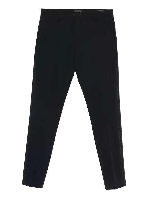 Liu Jo Pressed-crease Trousers - Black