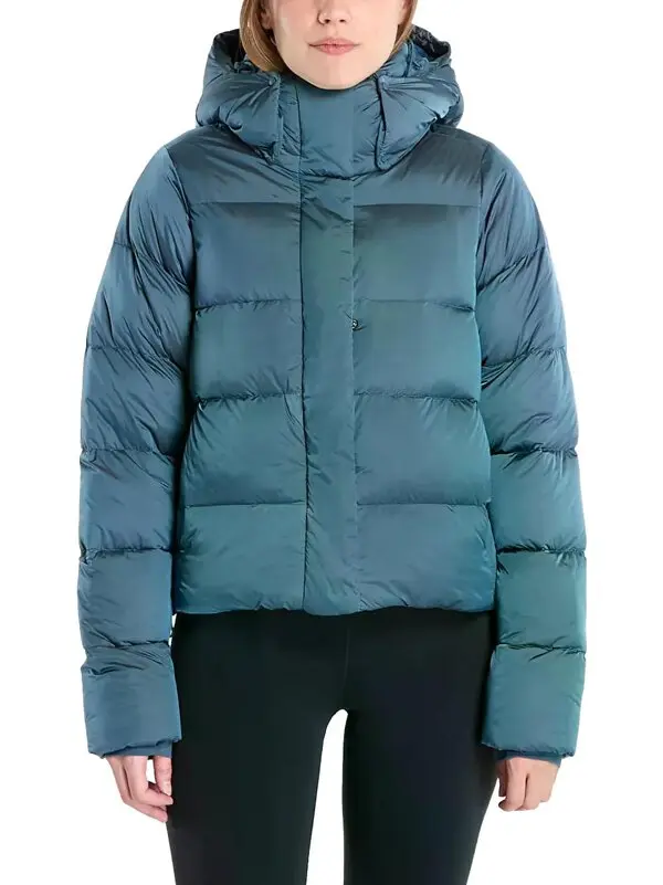 Columbia Hooded Puffer Jacket - Blue
