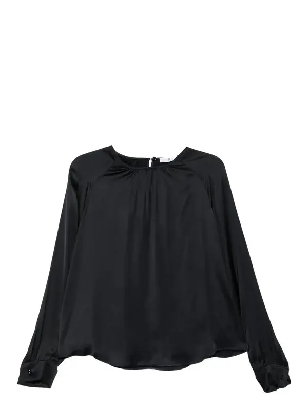 PT TORINO Long-sleeve Blouse - Black