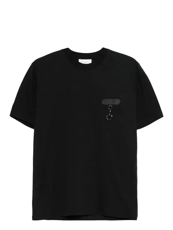 YES LONDON Logo-patch T-shirt - Black