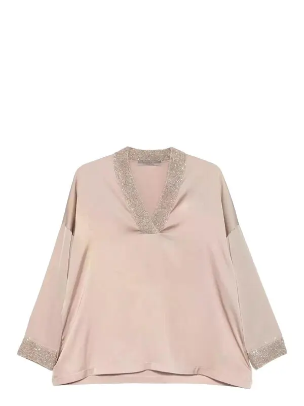 D.exterior Sequin-embellished Blouse - Neutrals