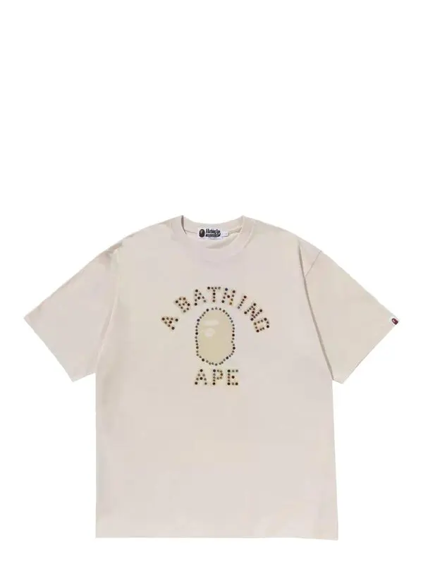 A BATHING APE College Relaxed T-shirt - Neutrals