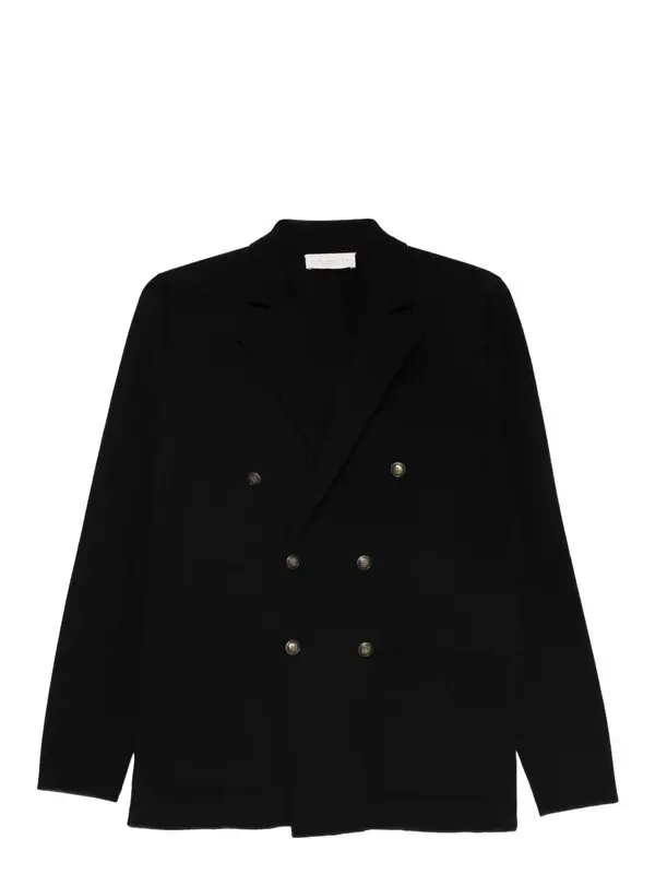 LUIGI GENTILE Double-breasted Blazer - Black