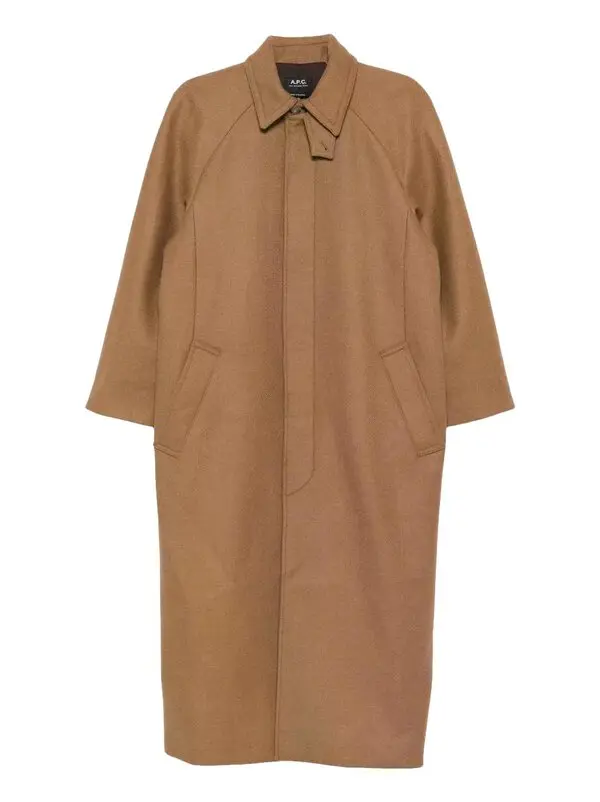 A.p.c. Wool Coat - Brown