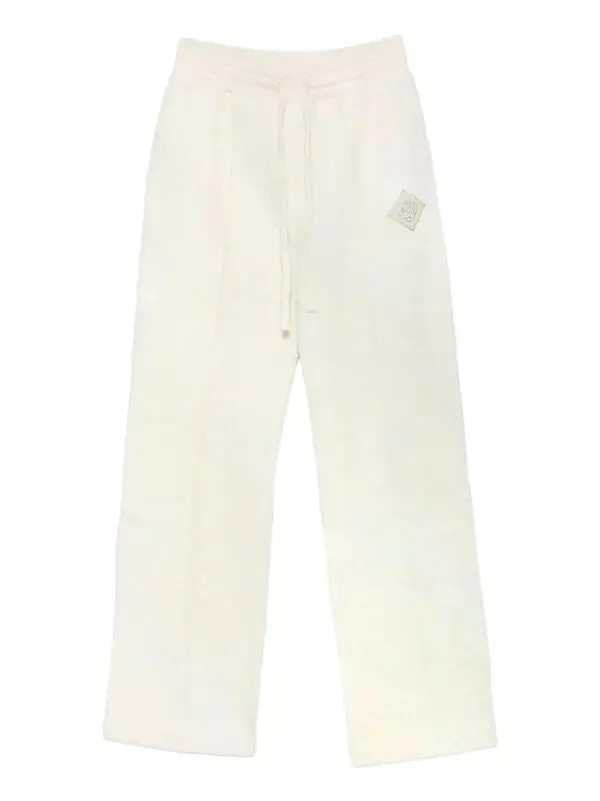 Casablanca Textured Logo-patch Track Pants - Neutrals