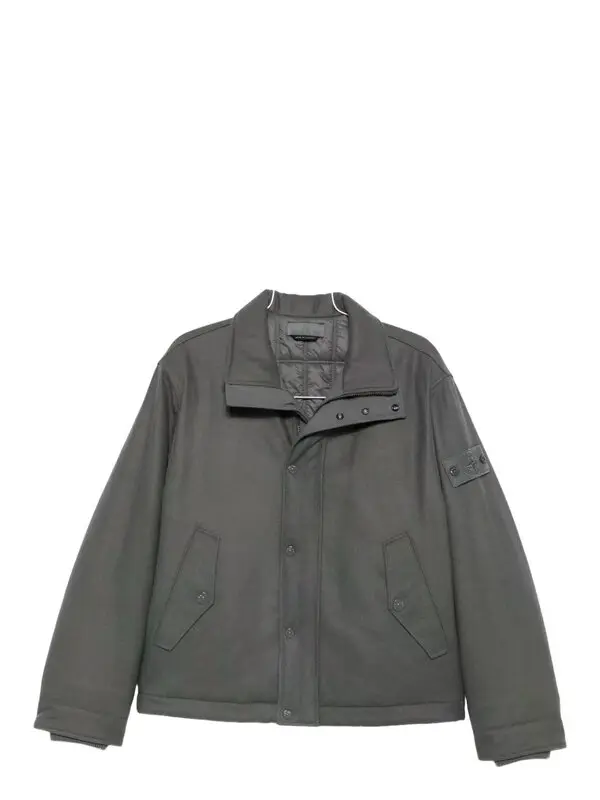 Stone Island Ghost Flannel Jacket - Grey