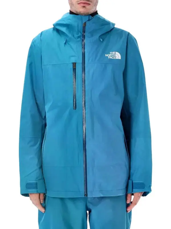 The North Face Hooded Zip-up Ski Jacket - Blue