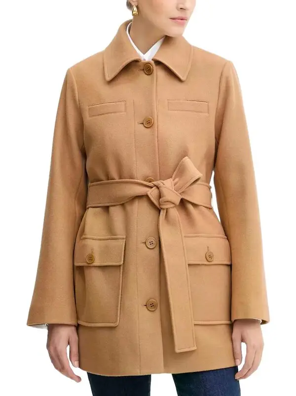 Liu Jo Button-fastening Coat - Neutrals