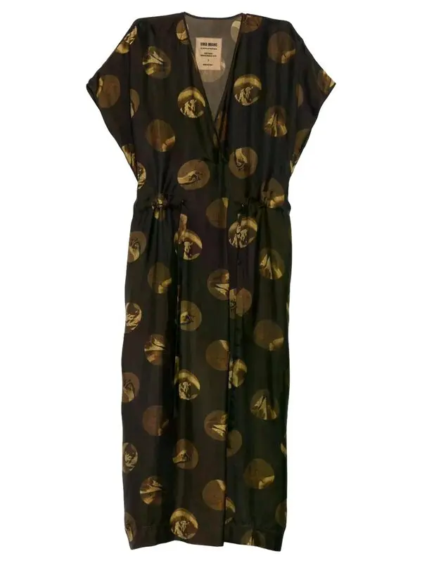UMA WANG Acre Dress - Brown