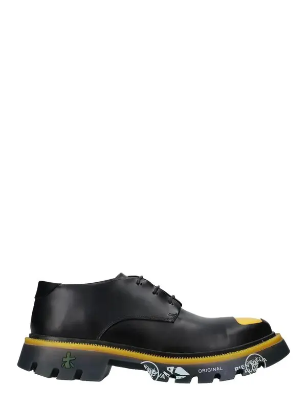 Premiata Peckham Lug-sole Shoes - Black
