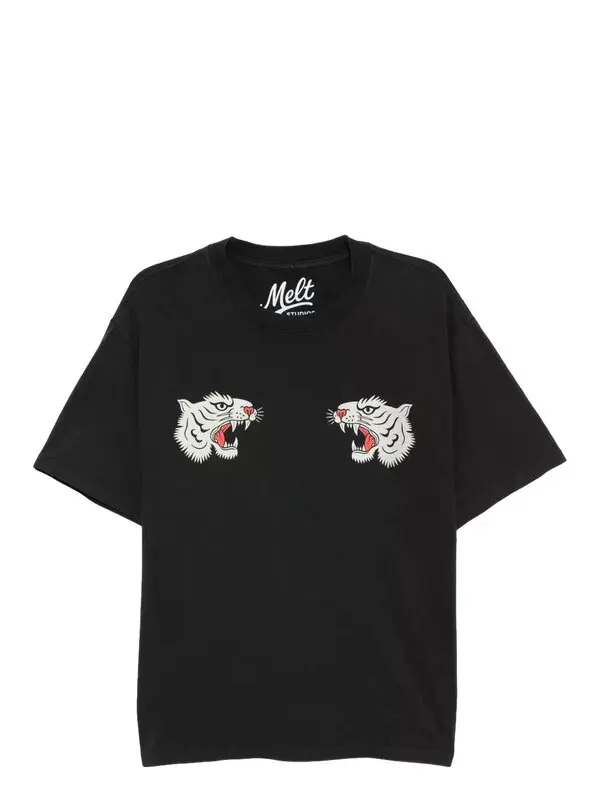 MELT Tiger Graphic T-shirt - Black