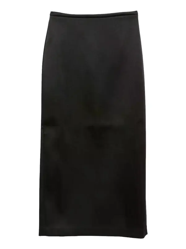RÓHE Column Skirt - Black