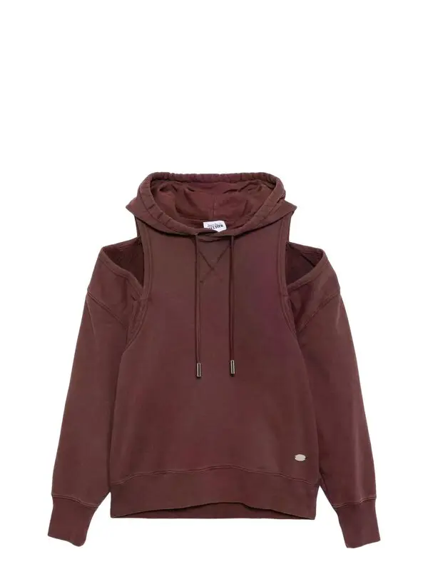 JEAN PAUL GAULTIER Cut-out Hoodie - Red