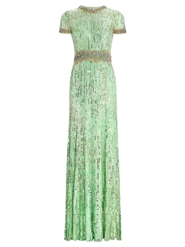 Jenny Packham Celeste Maxi Dress - Green