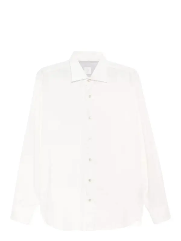 Eleventy Button Shirt - Neutrals