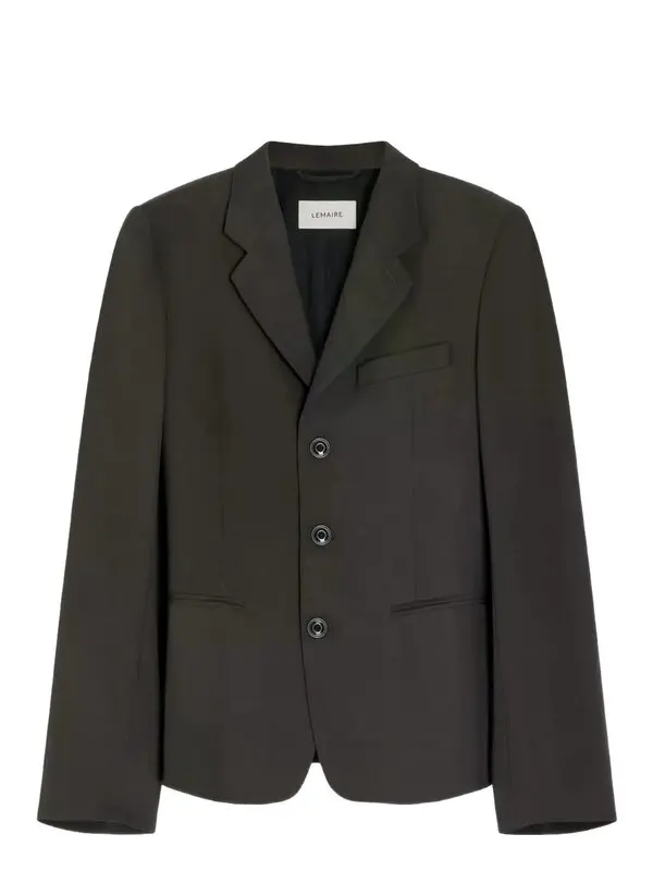 LEMAIRE Single-breasted Tailored Blazer - Black