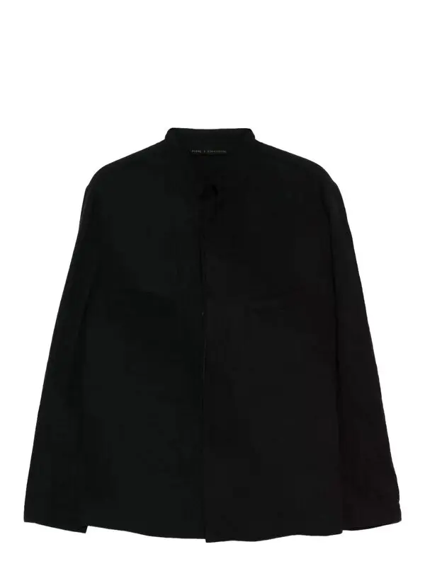 FORME D'EXPRESSION Cotton Shirt Jacket - Black