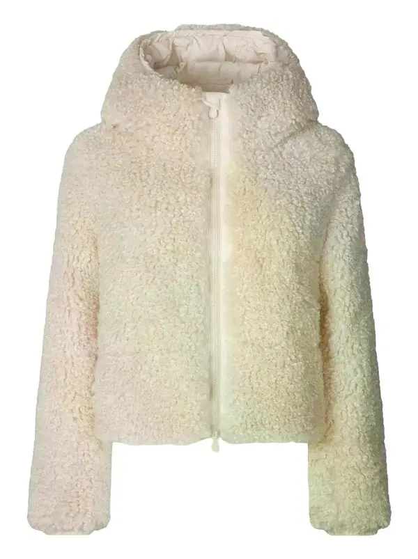 SAVE THE DUCK Hooded Zip Jacket - Neutrals