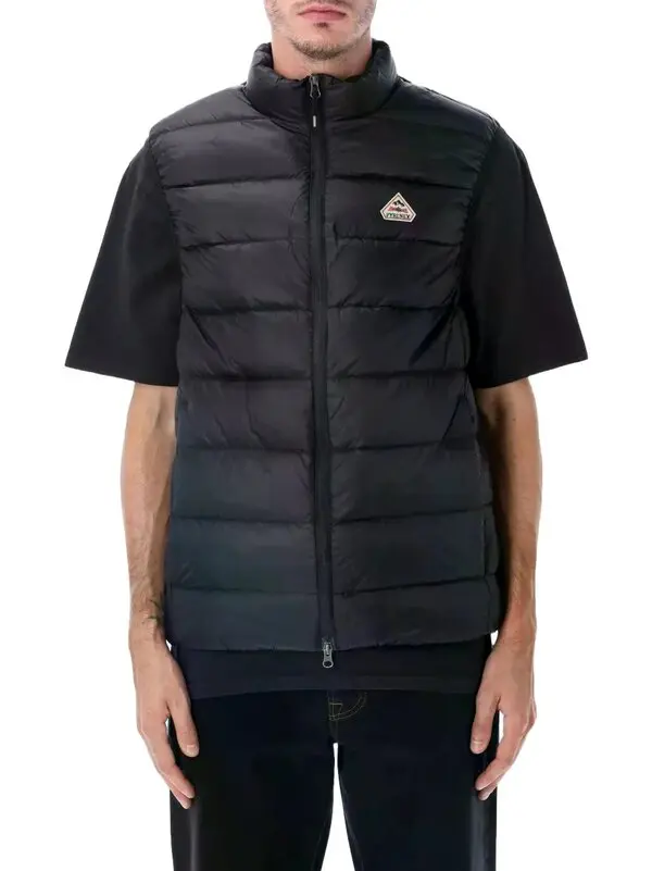 Pyrenex Quilted Zip-up Vest - Black