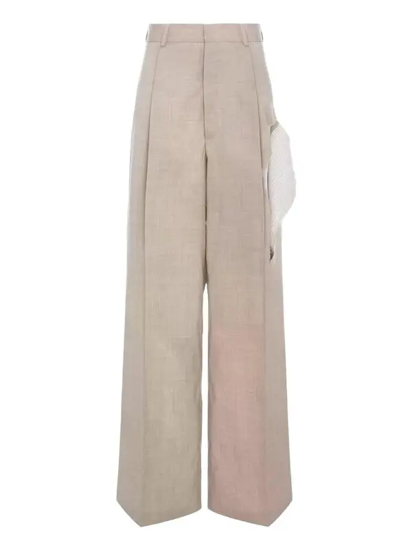 CUANNA Tyra Pleated Trousers - Neutrals
