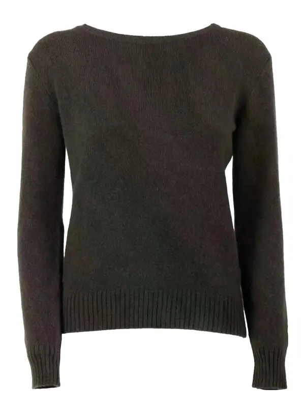 FILIPPO DE LAURENTIIS Ribbed-trim Sweater - Brown