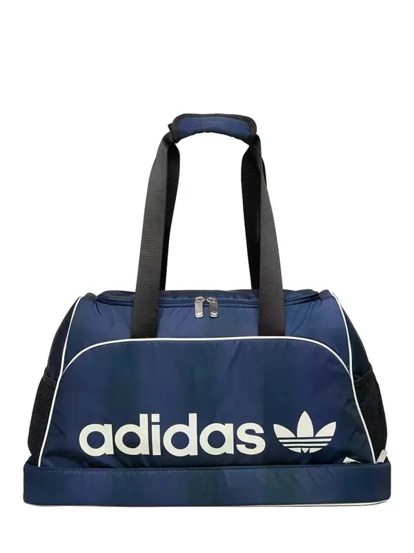 Adidas Logo-print Holdall - Blue