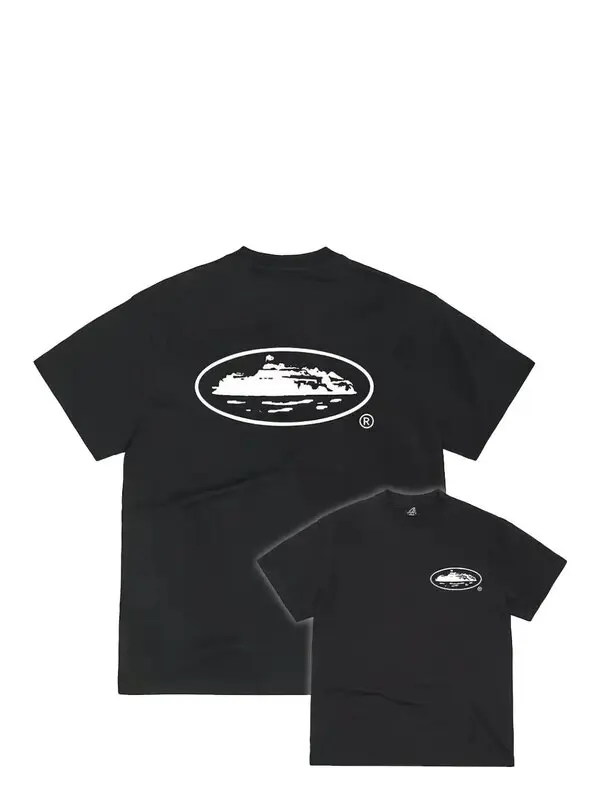 CORTEIZ Og Island Logo T-shirt - Black