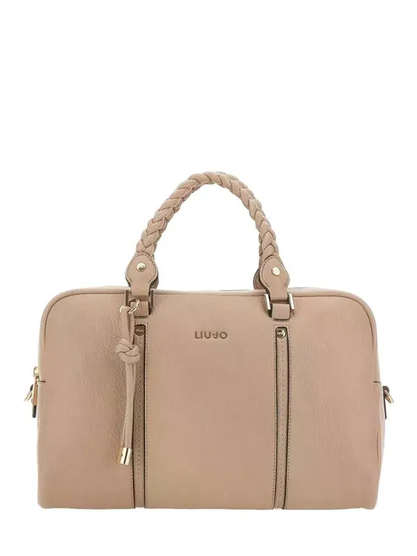 Liu Jo Braided-handle Zip Tote Bag - Neutrals