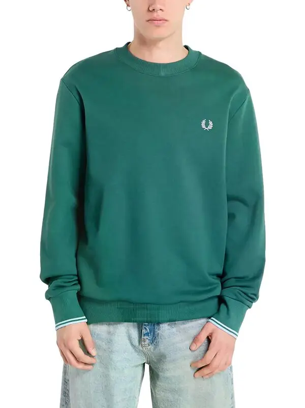 Fred Perry Crew-neck Sweatshirt - Green
