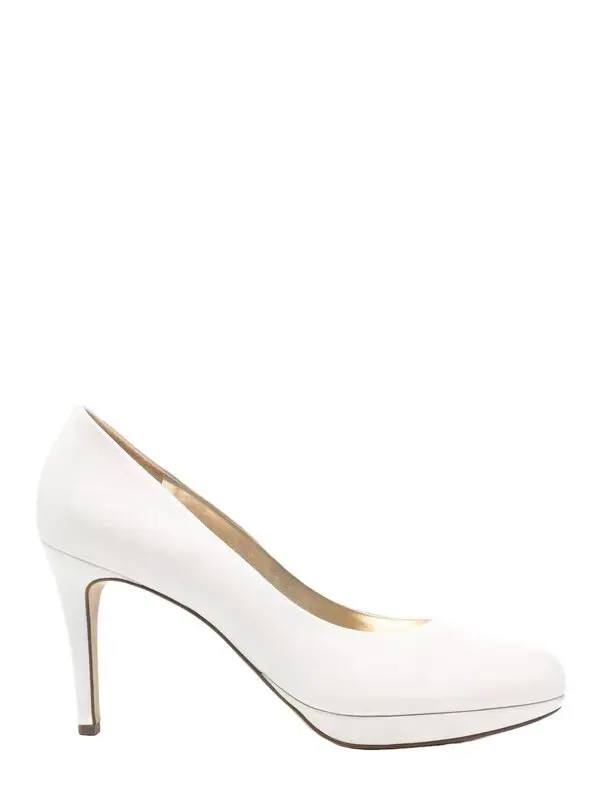 HOGL 80mm Studio Platform Pumps - White