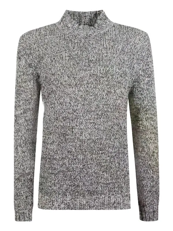 Tagliatore Knitted Roll-neck Sweater - Grey