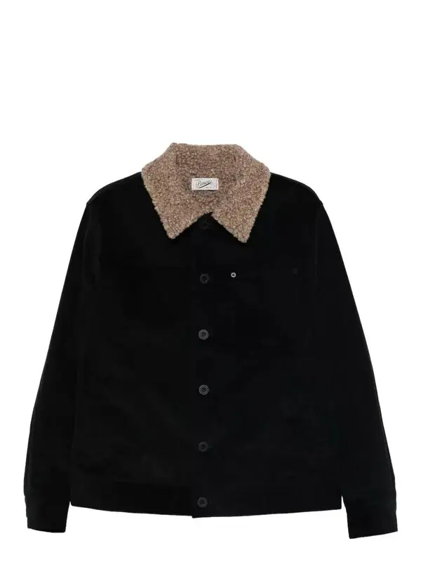 PENCE 1979 Shearling-collar Buttoned - Black
